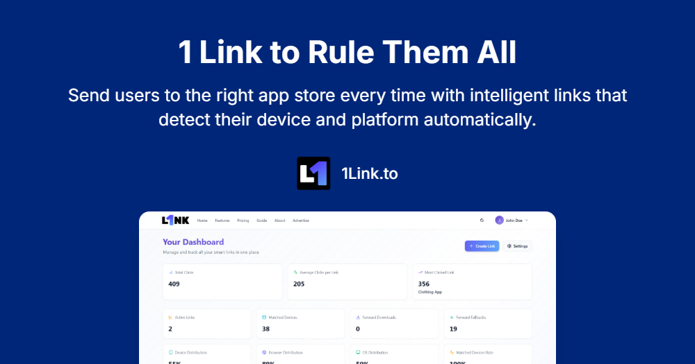 1Link.to - One Link to Rule Them All